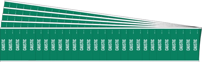 Brady Caustic Pipe Marker, Style 28 Caustic Pipe Marker, Style 28 ...