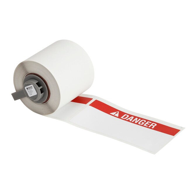 Brady All Weather Permanent Adhesive Vinyl Labels with ANSI Header for ...