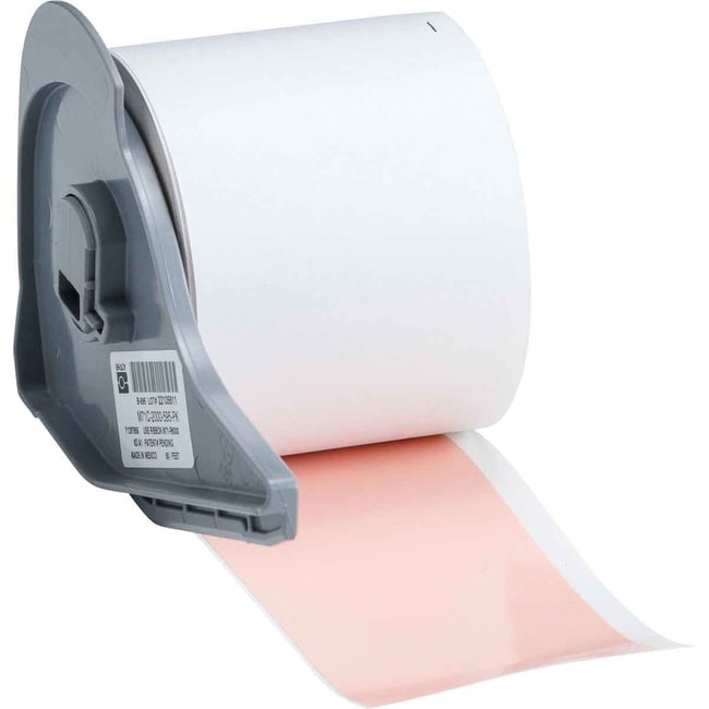Brady All Weather Permanent Adhesive Pink Vinyl Label Tape for M6/M7 ...