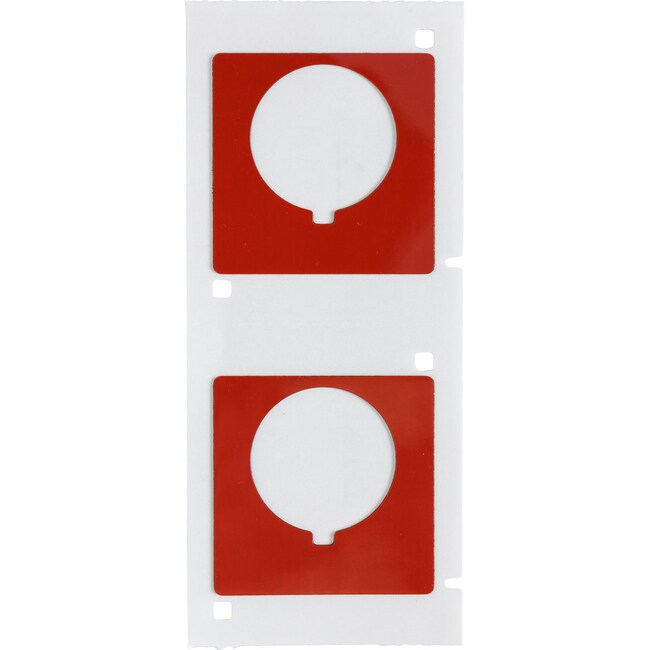 Brady Raised Panel Push Button Labels for M6/M7 Printers 1.8 x 1.8 in ...