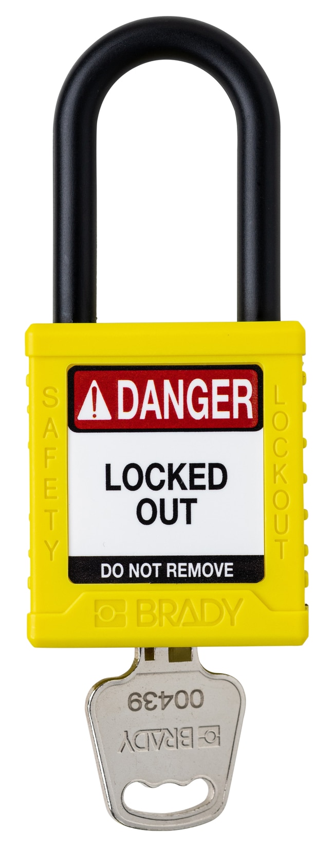 Brady Keyed Different Safety Lock with Plastic Shackle Safety Lockout ...