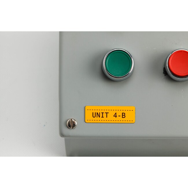 Brady Raised Yellow Panel Labels for M6/M7 Printers Raised Yellow Panel ...