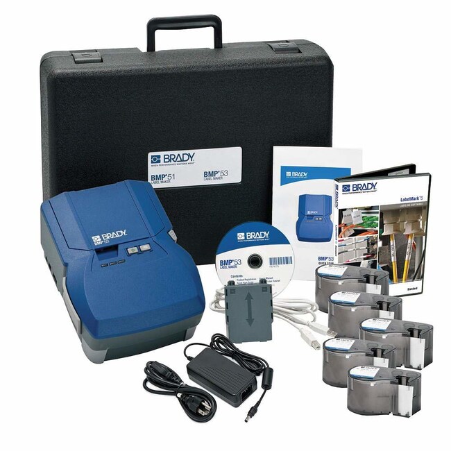 Brady BMP 53 Label Printer with Facility ID Supply Kit BMP™53 Label ...