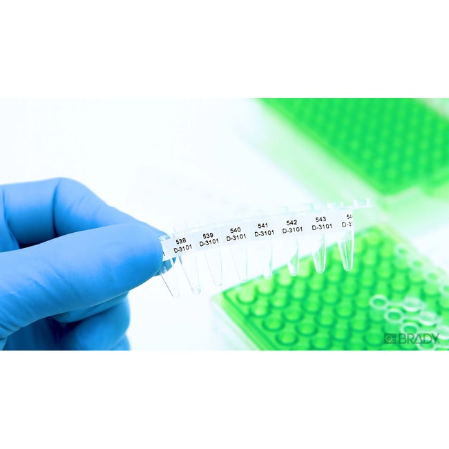 Brady™ PCR Tube Label for Thermal Transfer Printers PCR Tube Label for ...
