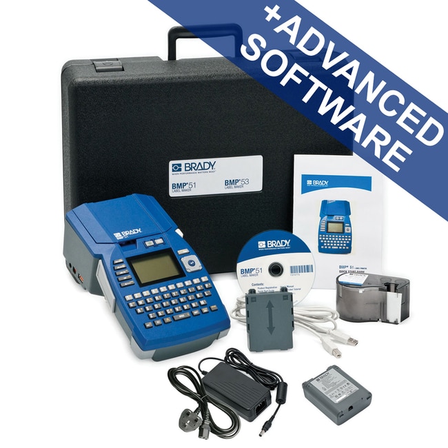 Brady BMP51 Label Printer UK Kit with Workstation PWID Suite BMP51 UK ...