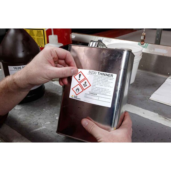 Brady™ Pre-cut Vinyl Labels for BradyJet J4000 and J5000 Pre-cut Vinyl ...