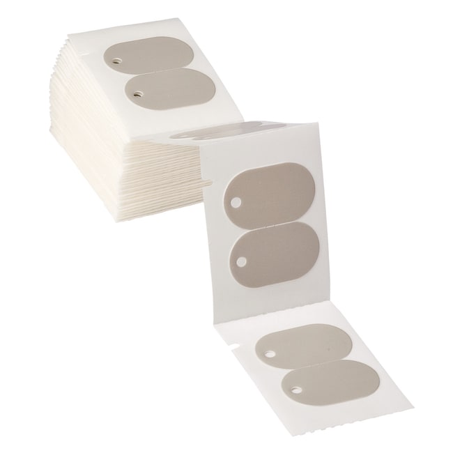 Brady Polyethylene Labels Printer Tag Color: Grey; Dimensions: 30.63W x ...