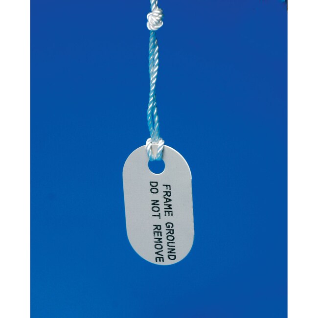 Brady Polyethylene Labels Printer Tag Color: Grey; Dimensions: 30.63W x ...