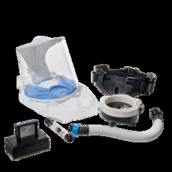 Bullard™ EVA Sightline Powered Air Purifying Respirator (PAPR) with No ...