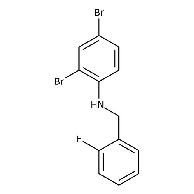 Alfa Aesar™ 2,4-Dibrom-N-(2-fluorobenzyl)anilin, 97 % 1 g Alfa Aesar™ 2 ...