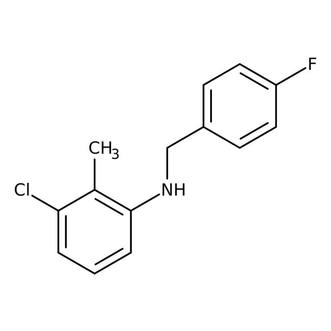 Alfa Aesar™ 3-Chloro-N-(4-fluorobenzyl)-2-methylaniline, 97% 1g Alfa Aesar™ 3-Chloro-N-(4 ...