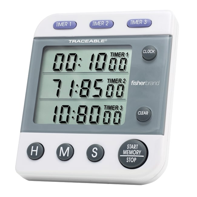 Fisherbrand™ Traceable™ Three-Line Alarm Timer | Fisher Scientific