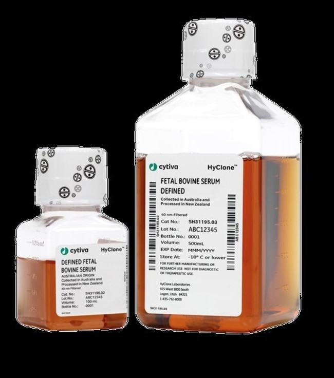 Cytiva Life Sciences HyClone 100 mL Defined Fetal Bovine Serum ...