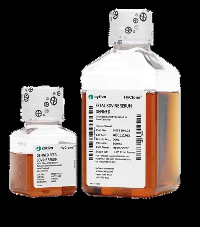Cytiva Life Sciences Hyclone 50 mL Defined Fetal Bovine Serum (FBS ...