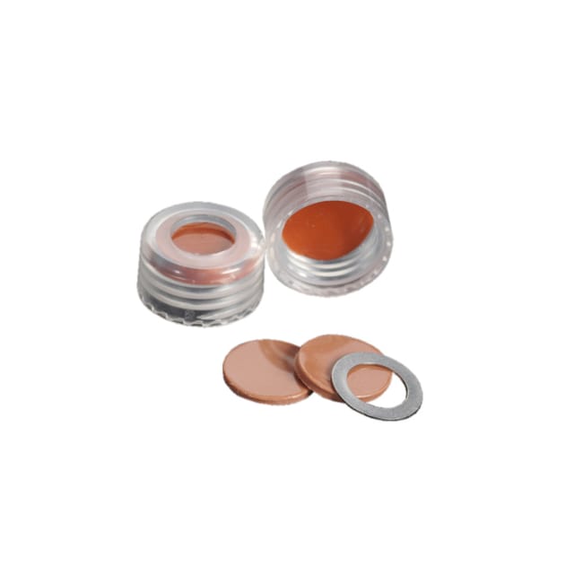 DWK Life Sciences MicroLiter 9 mm ScrewTin Autosampler Vial Caps with ...