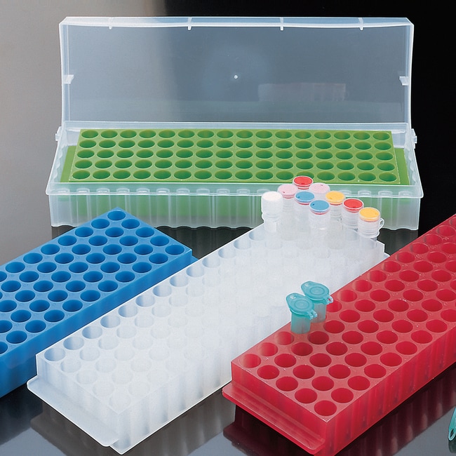 Deltalab™ Polypropylene 80-Well Racks Graduaciones: 80; color: Natural ...