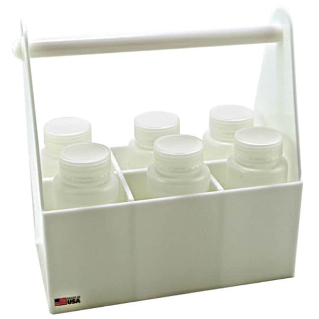 Fisherbrand Polyethylene Safety Bottle Carriers :Racks, Boxes, Labeling ...