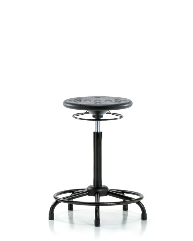 Fisherbrand Huron Polyurethane Stool with Round Tube Base - High Bench ...