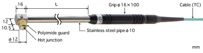 Anritsu Surface probes, pipe 200mm, silicon cable 1m, Quantity: cada ...