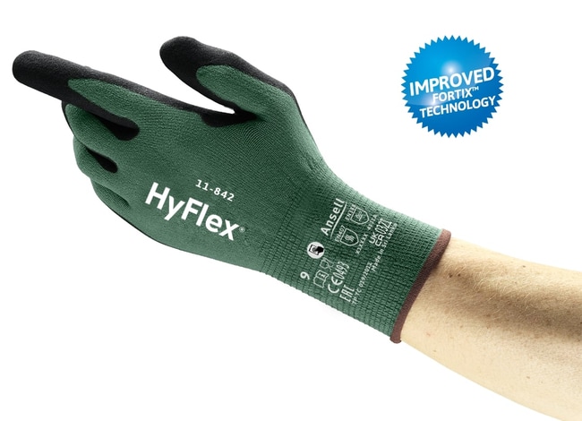 Ansell HyFlex 11-842 Multi-Purpose Gloves Size: 5:Personal Protective ...