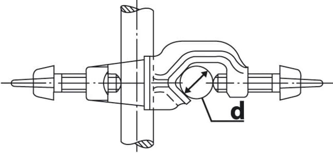 Bochem™ Cross Type Bosshead Diameter: 16.5mm Metal Clamps | Fisher ...
