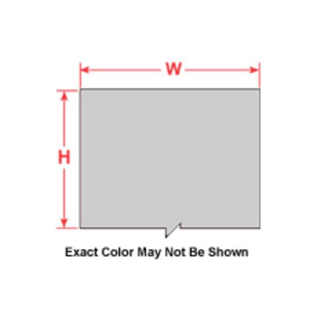 Brady™ 25 mm Small Core Continuous Colored Labels Silver; 40 m x 110 mm ...