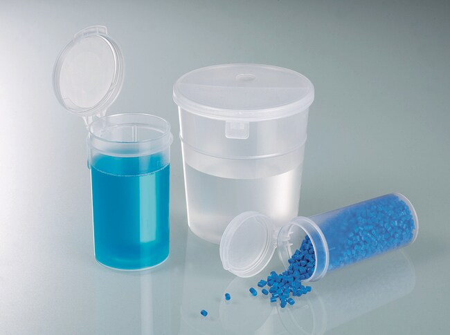 Buerkle™ Botes polipropileno para muestras, asépticos Capacity: 50mL ...