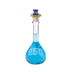 Cole Parmer X6 Kimax 92812G-250 Wide-Mouth Volumetric Flask, 2L, Glass ...