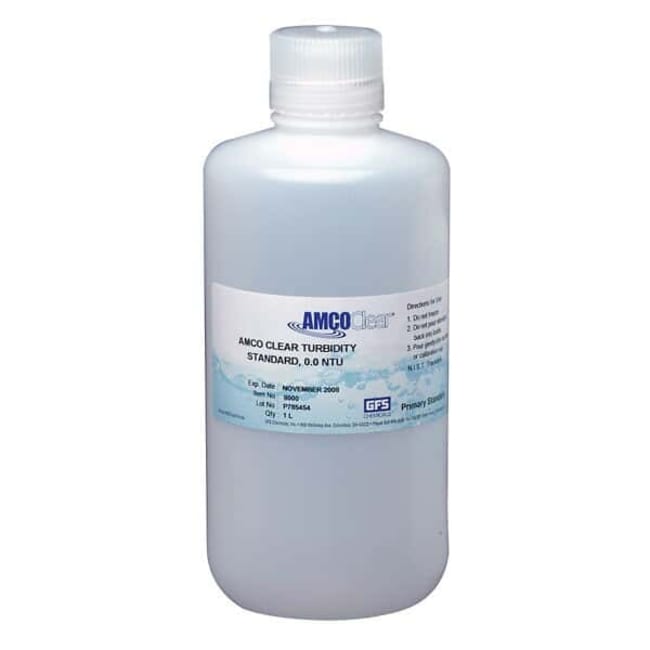 1LT TURBIDITY STANDARD 1.0 NTU voir les résultats | Fisher Scientific