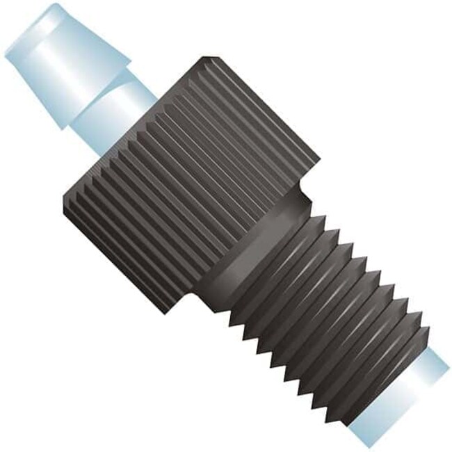 Kinesis Adapter thread to barbed 1/8 inch (3.20mm) I.D., Quantity: Each ...