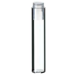 Kinesis X1000 Shell vial flat bottom 6.5mm PE plug clearglass ...