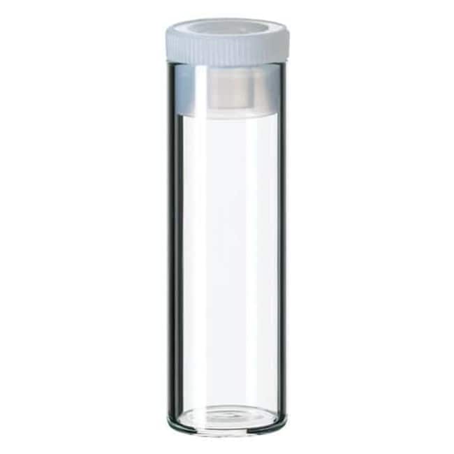 Kinesis X1000 Shell vial flat bottom 15mm PE plug clearglass ...