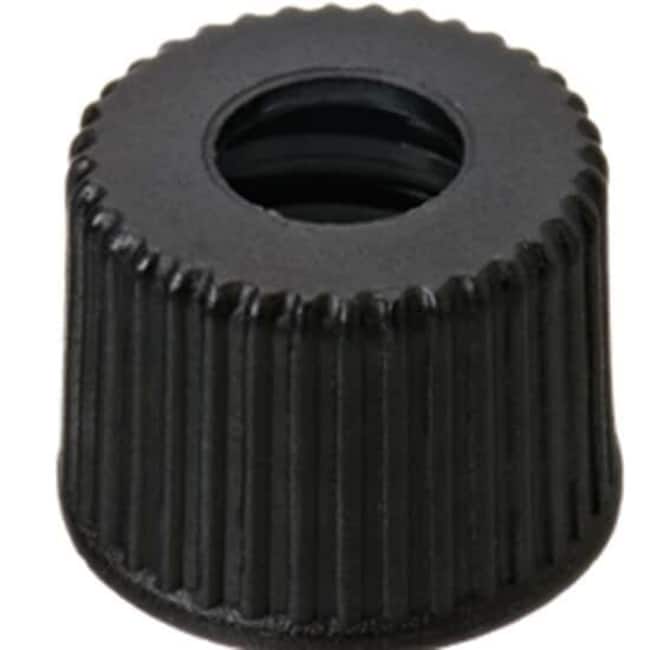 X1000 Screw cap black, open top,8-425 threadblack polypropylene 8mm ...