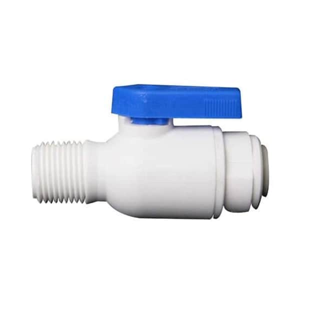 Male Connector 1/4'', Polypropylene Ball Valve | Fisher Scientific