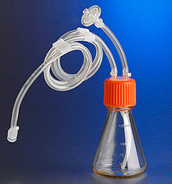 Corning™ Polycarbonate Erlenmeyer Flask with Dip Tube, Male Luer Lock ...