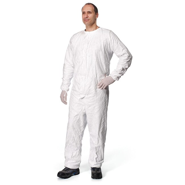DuPont Tyvek IsoClean Frock with Bound Neck | Fisher Scientific