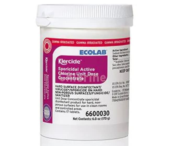 Ecolab™ Klercide™ Sporicidal Active Chlorine Unit Dose Concentrate 170