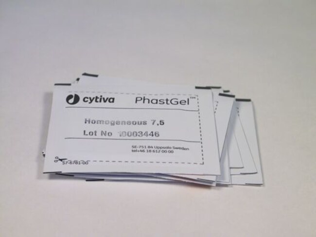 Cytiva PhastGel™ 7.5%, Tris-Acetate, plus Ethylene Glycol, 0.45 mm ...