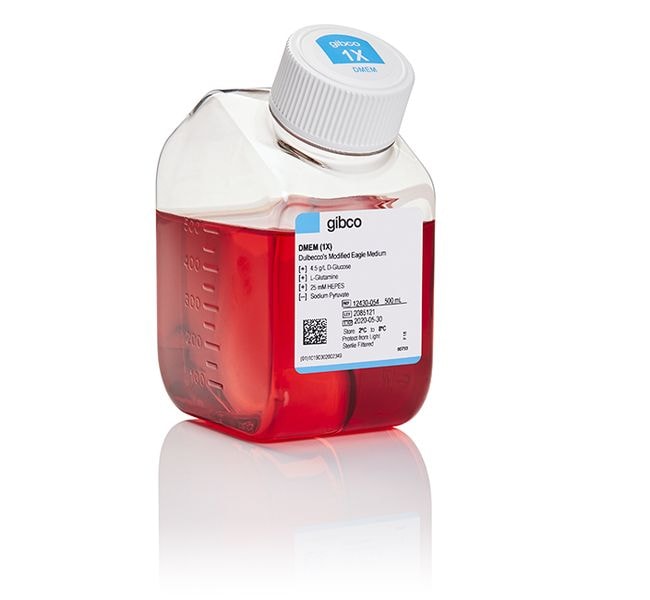 Gibco™ DMEM, high glucose, HEPES Mammalian cell culture; 500mL Gibco ...