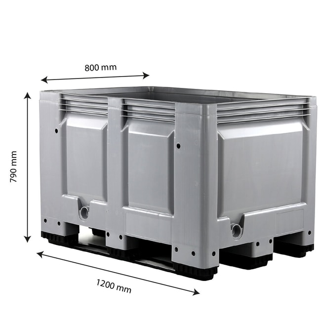 Gilac Pallet Container Dimensions (L x W x H): 800 x 1200 x 790 mm ...