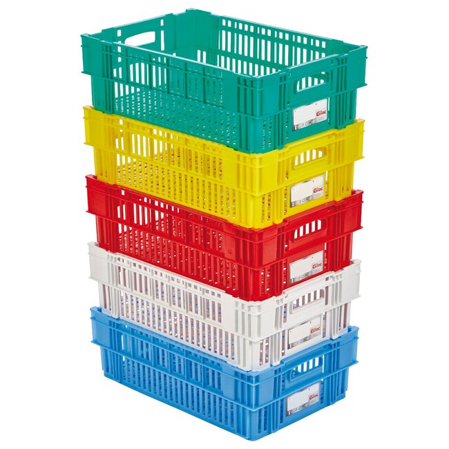 Gilac HACCP Nesting Stacking Perforated Crate 37 L | Buy Online | Gilac ...