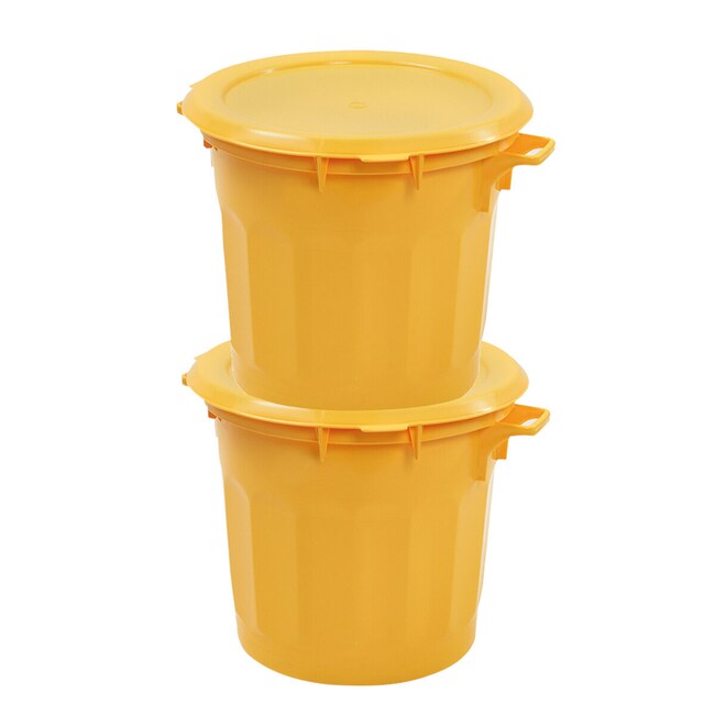 Gilac Flat Lid for 75 L HACCP Food Contact Container Color: Yellow ...