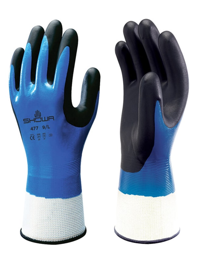 Showa Best Gloves 1 Pair SHOWA FULLY COATED NITRILE, NITRILE FOAM PALM ...