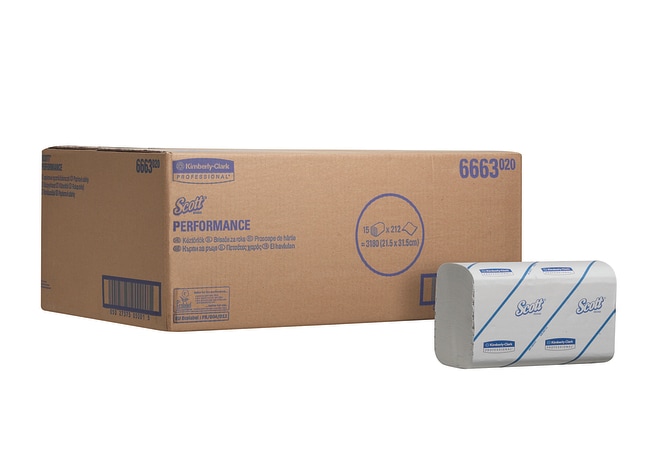 Kimberly-Clark™ Scott™ Control™ Interfold Hand Towels 6663 Thickness: 1 ...