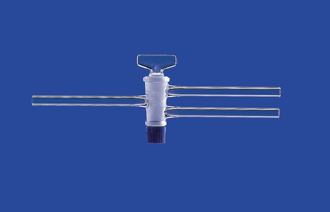 Lenz Laborglasintrumente 2-Way Stopcock with Solid Glass Plug 4 mm ...