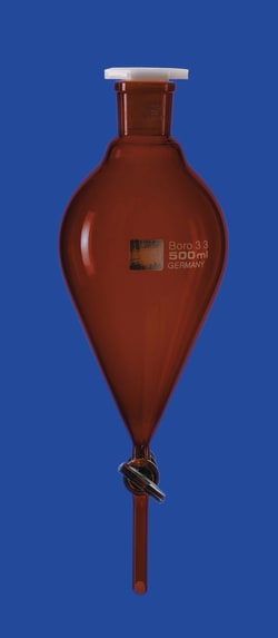 Lenz Laborglasintrumente Separating Funnels, Conical, Amber, without ...