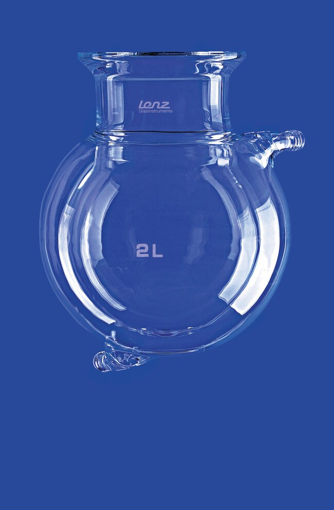 Lenz Laborglasintrumente Reaction Vessels, Spherical, with Thermostatic ...