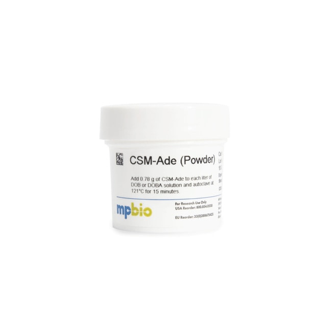 MP Biomedicals CSM-ADE, Powdered Media 10g | Buy Online | MP ...