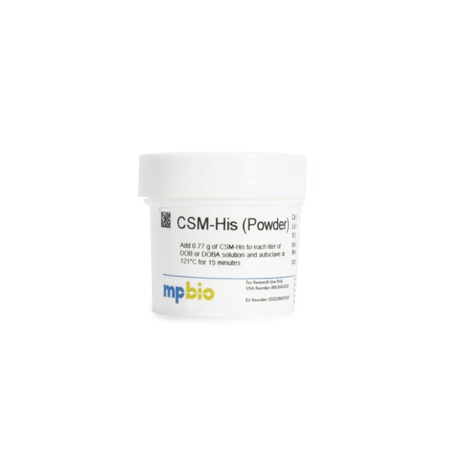 MP Biomedicals™ CSM-HIS, Powdered Media 10g | Fisher Scientific