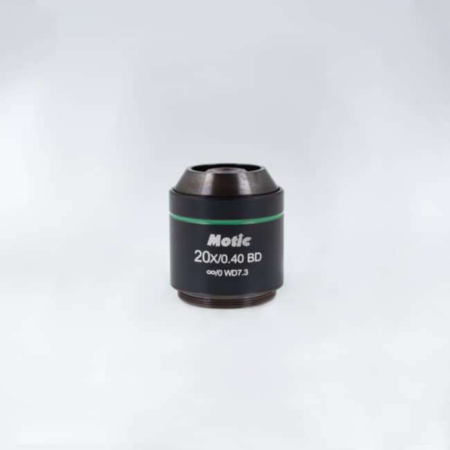 Motic CCIS® LM Plan achromatic BD objectives LM BD PL 20X/0.4 (WD=7.3mm ...